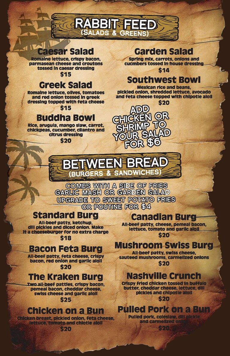 FOOD – The Tipsy Pirate – Turkey Point – Tipsy Pirate